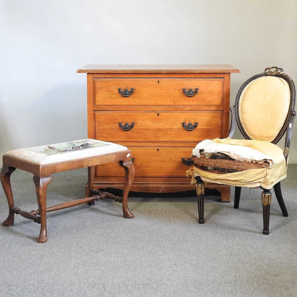 Lot 599 - An Edwardian chest