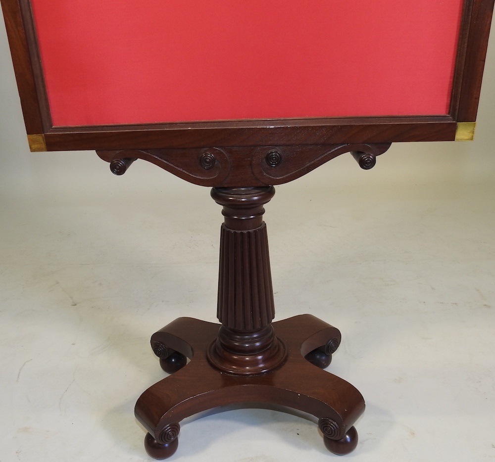 Lot 174 - An Irish fire screen