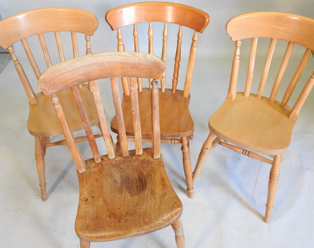Lot 453 - Four kitchen chairs