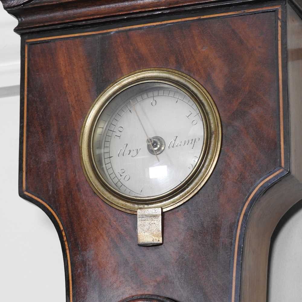 Lot 162 - A 19th century barometer