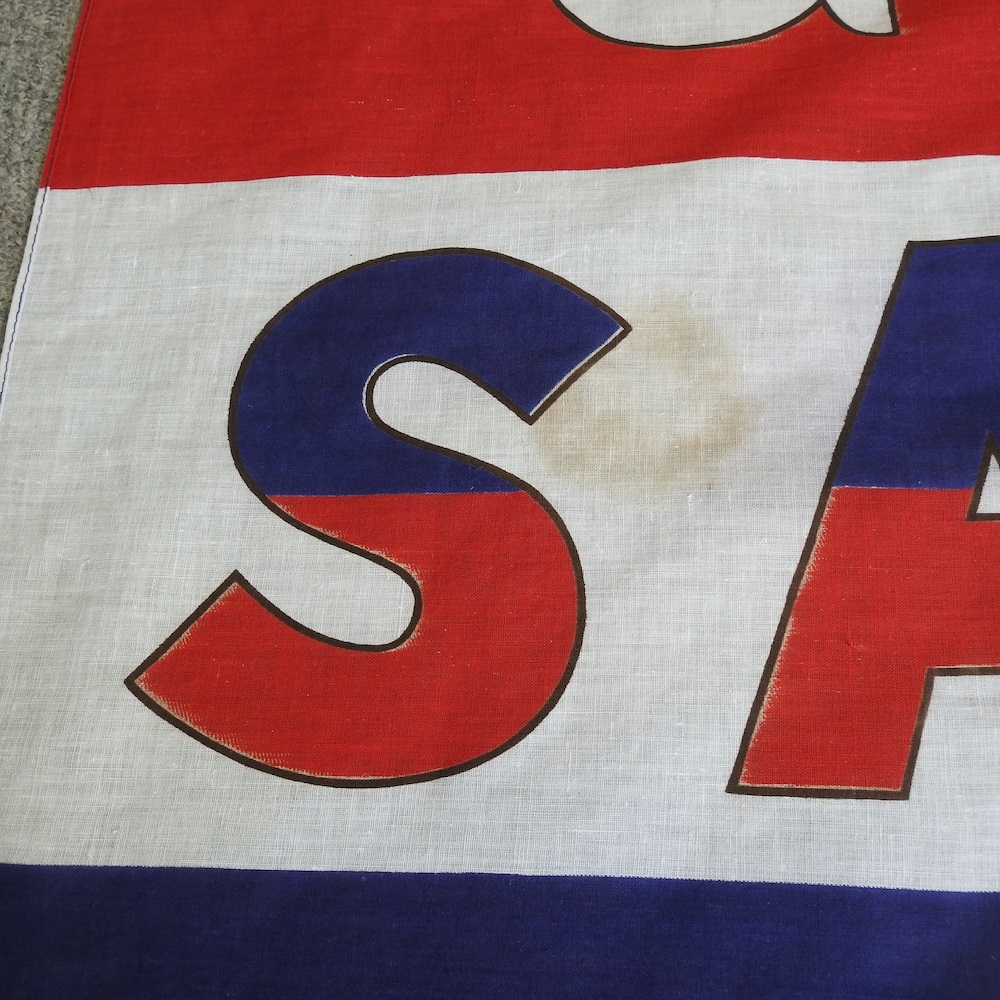 Lot 433 - A George VI flag