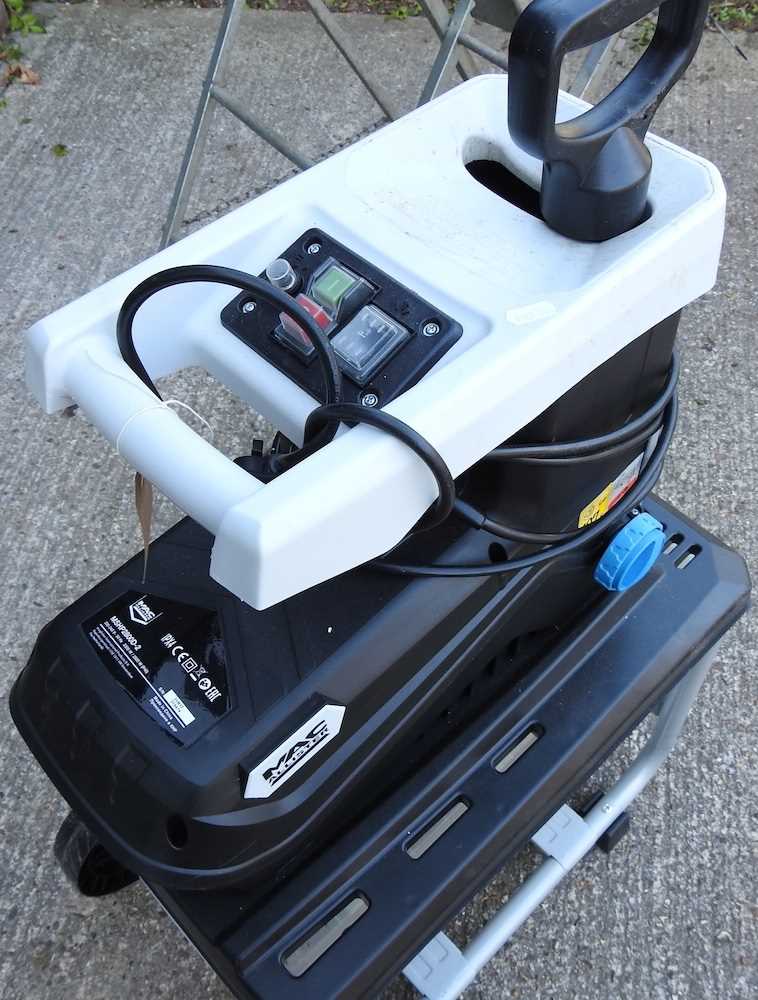 Lot 43 - A shredder and stand