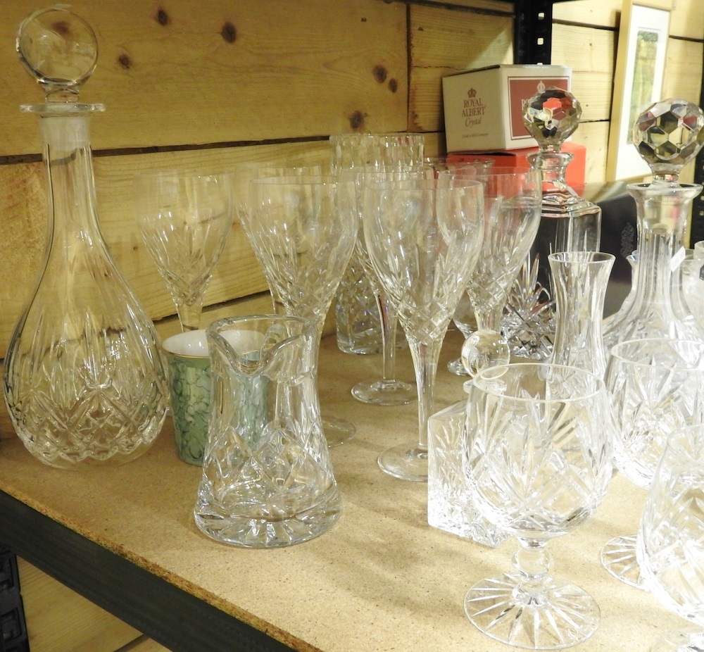 Lot 370 A Collection Of Glassware
