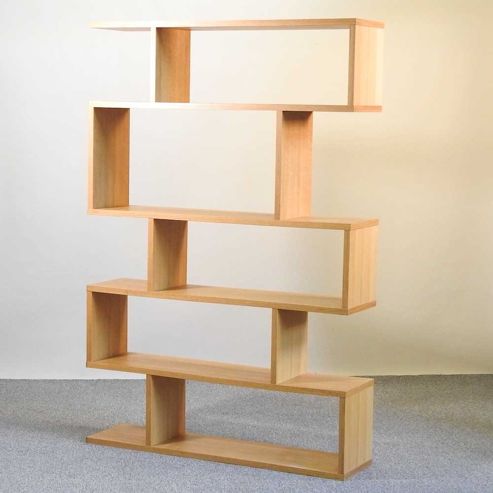 Lot 7 - A modern oak bookcase