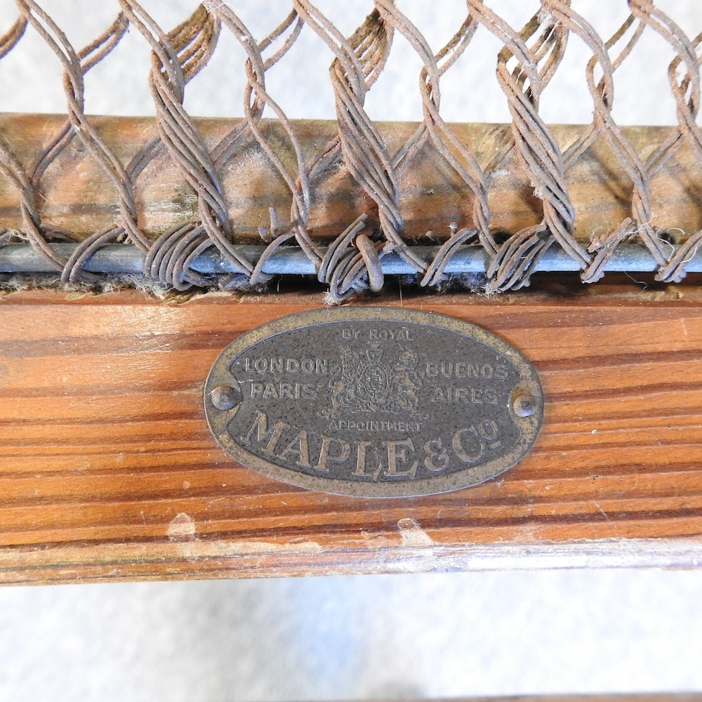 Lot 144 - A Maple & Co. cot