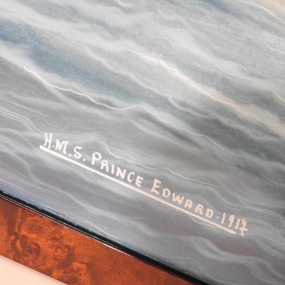 Lot 219 - English school, HMS Prince Edward
