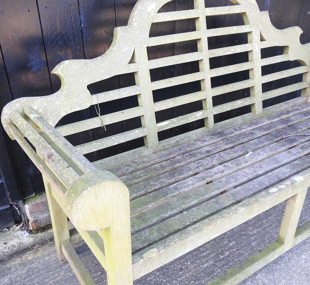 Lot 519 - A garden bench