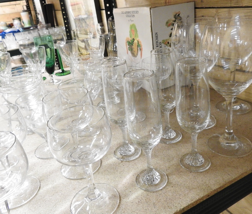 Lot 384 A Collection Of Glassware