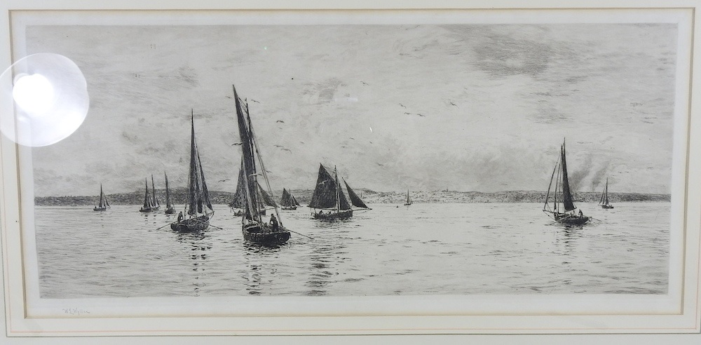 Lot 130 - William Lionel Wyllie, 1851–1931, coastal