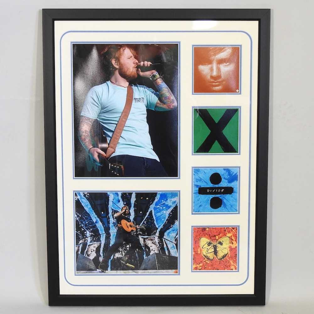 Lot 222 - Ed Sheeran memorabilia, signed with