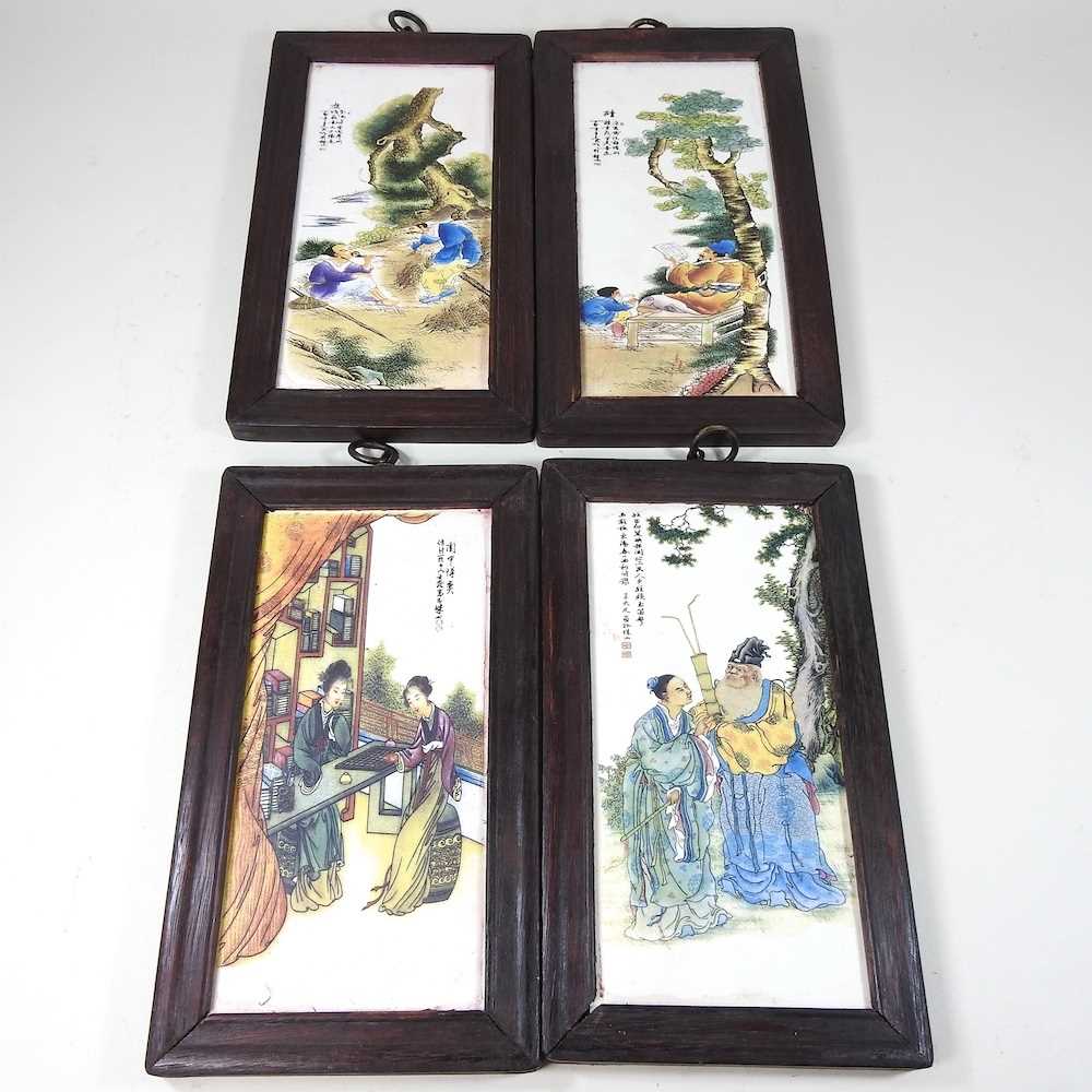 Lot 477 - A set of Chinese panels