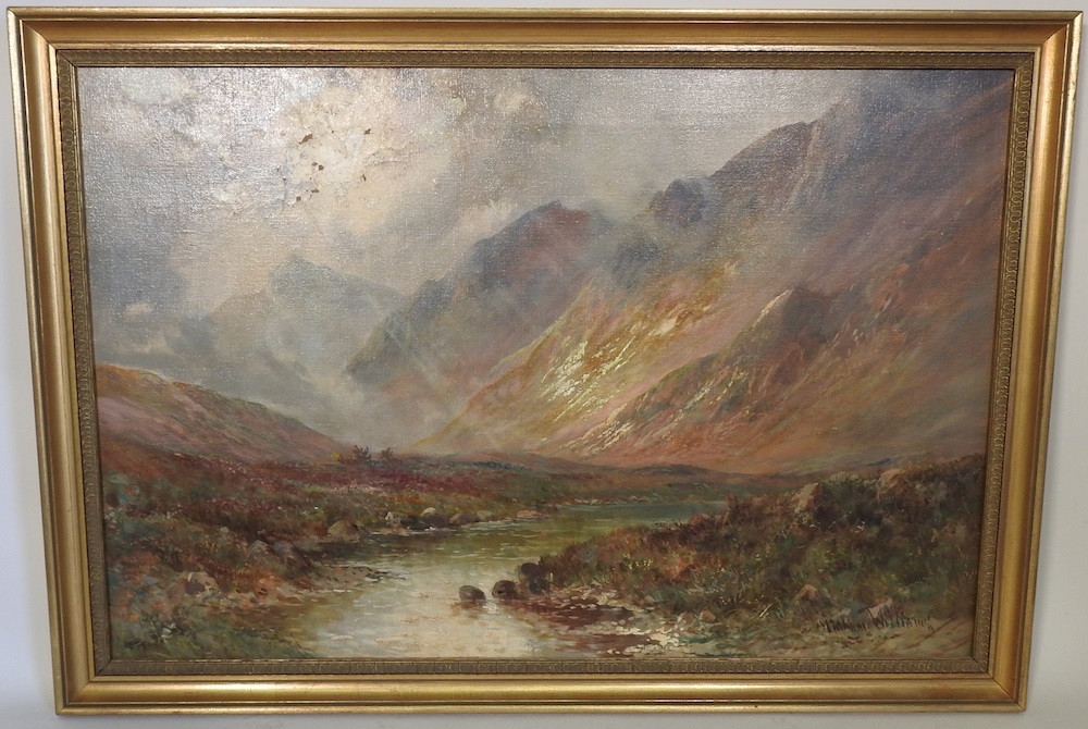 Lot 475 - Graham Williams, 1895-1950, mountain river