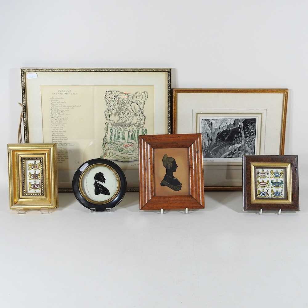 Lot 693 - A Christmas card signed Edith Sitwell,