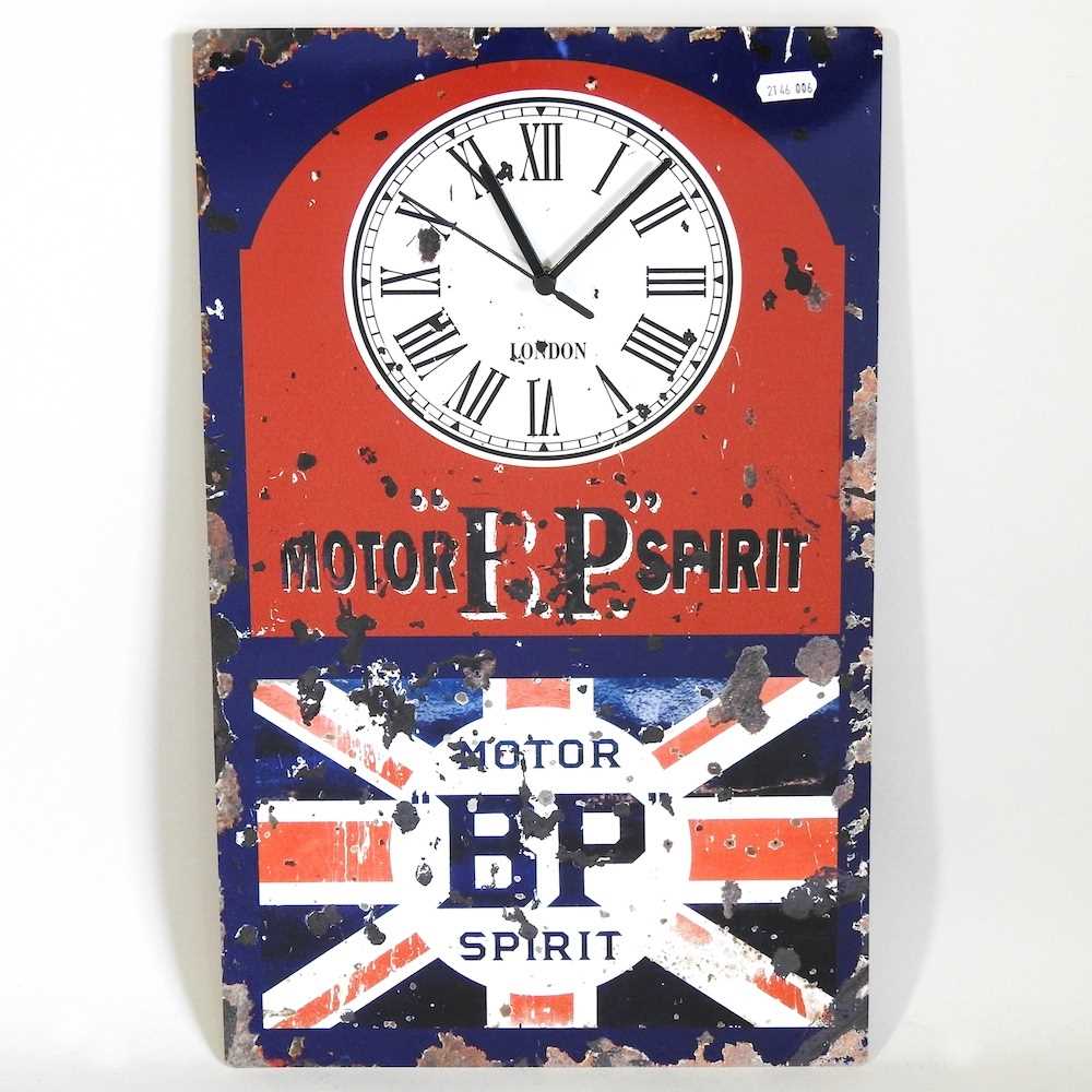 Lot 848 - A BP motorsport clock