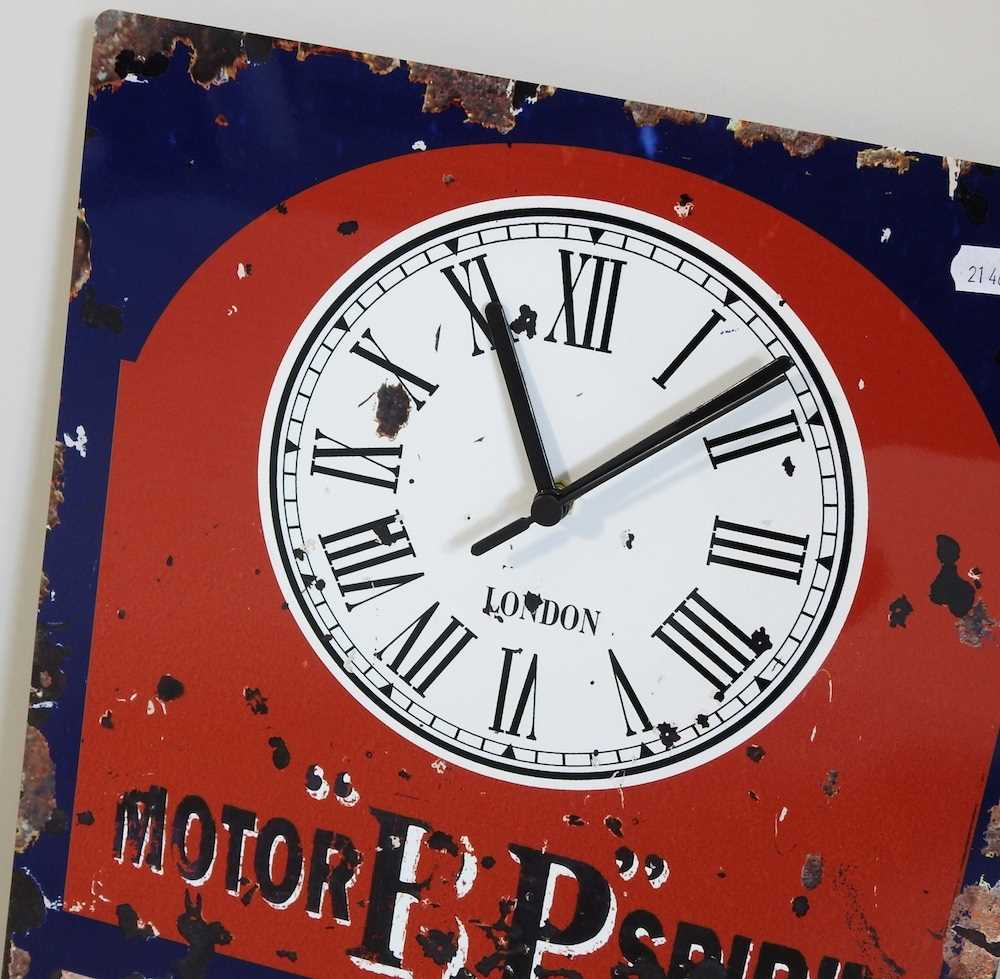 Lot 848 - A BP motorsport clock