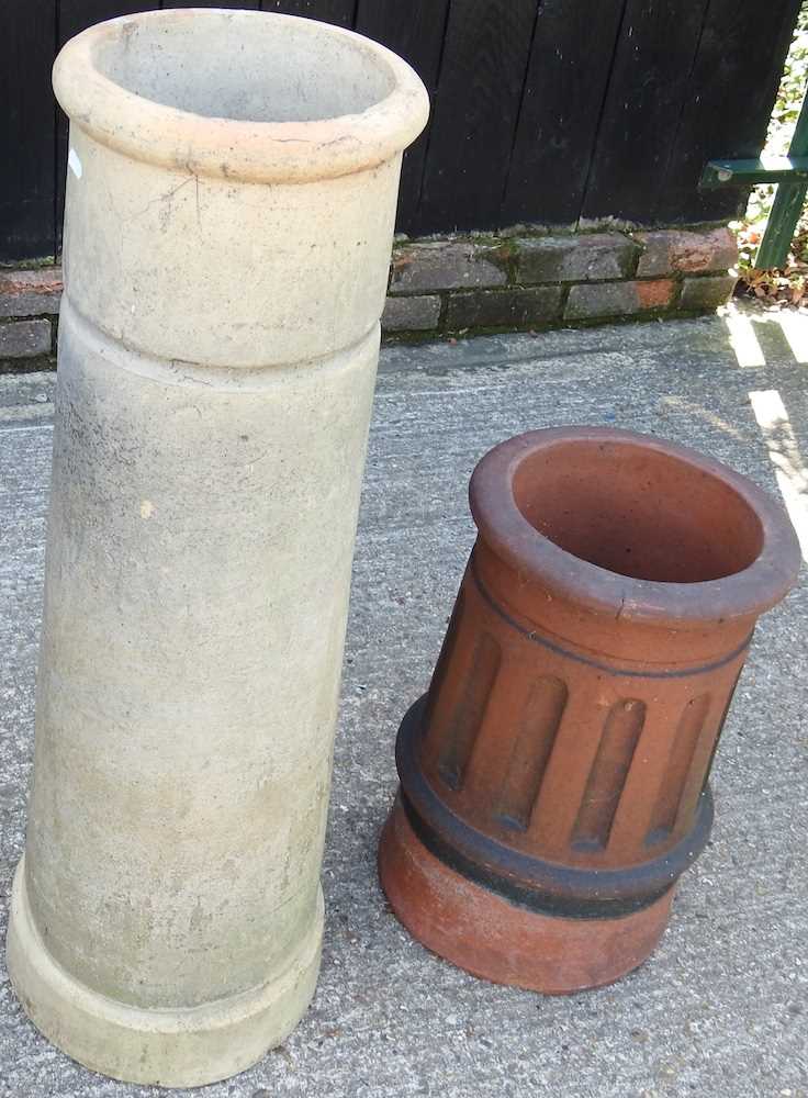 Lot 38 - Two chimney pots