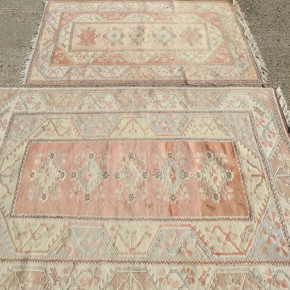 Lot 368 - Two modern Turkish carpets