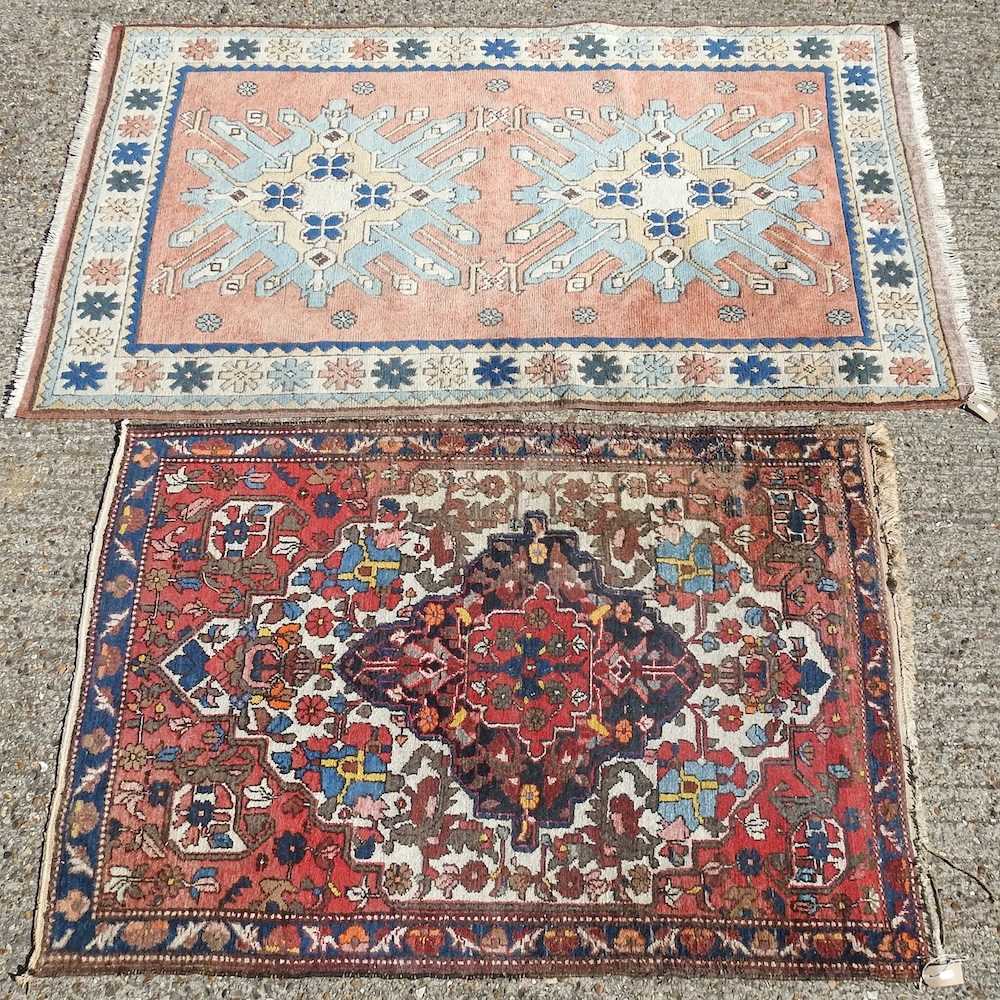 Lot 549 - Two Turkish style rugs