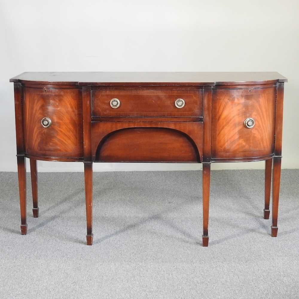 Lot 212 - A mahogany sideboard
