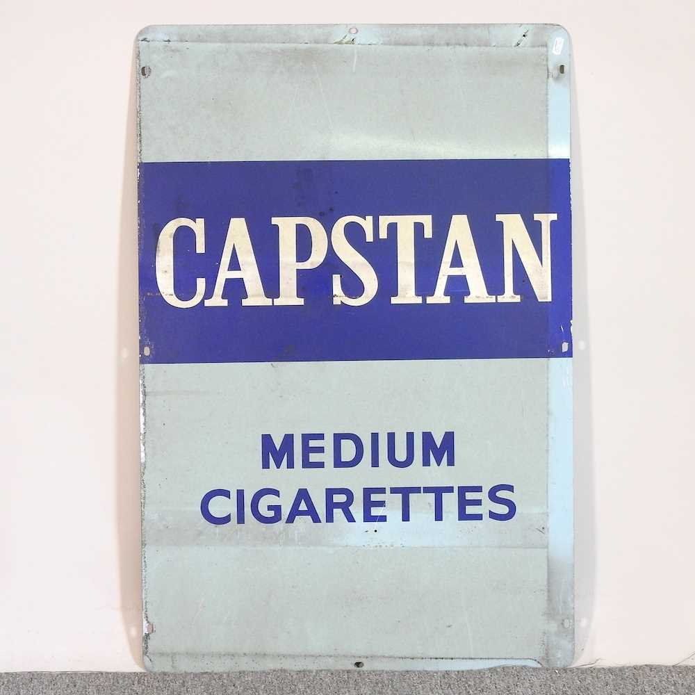 Lot 278 - A painted tin sign