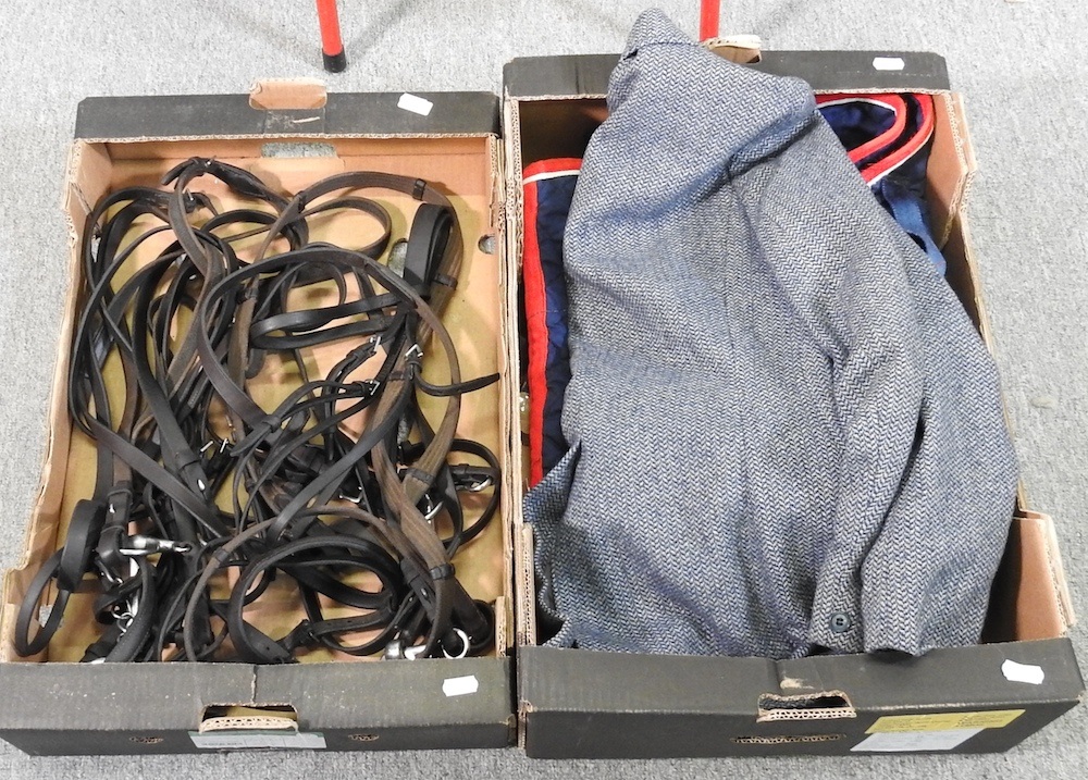 Lot 136 - A collection of equestrian items, to include
