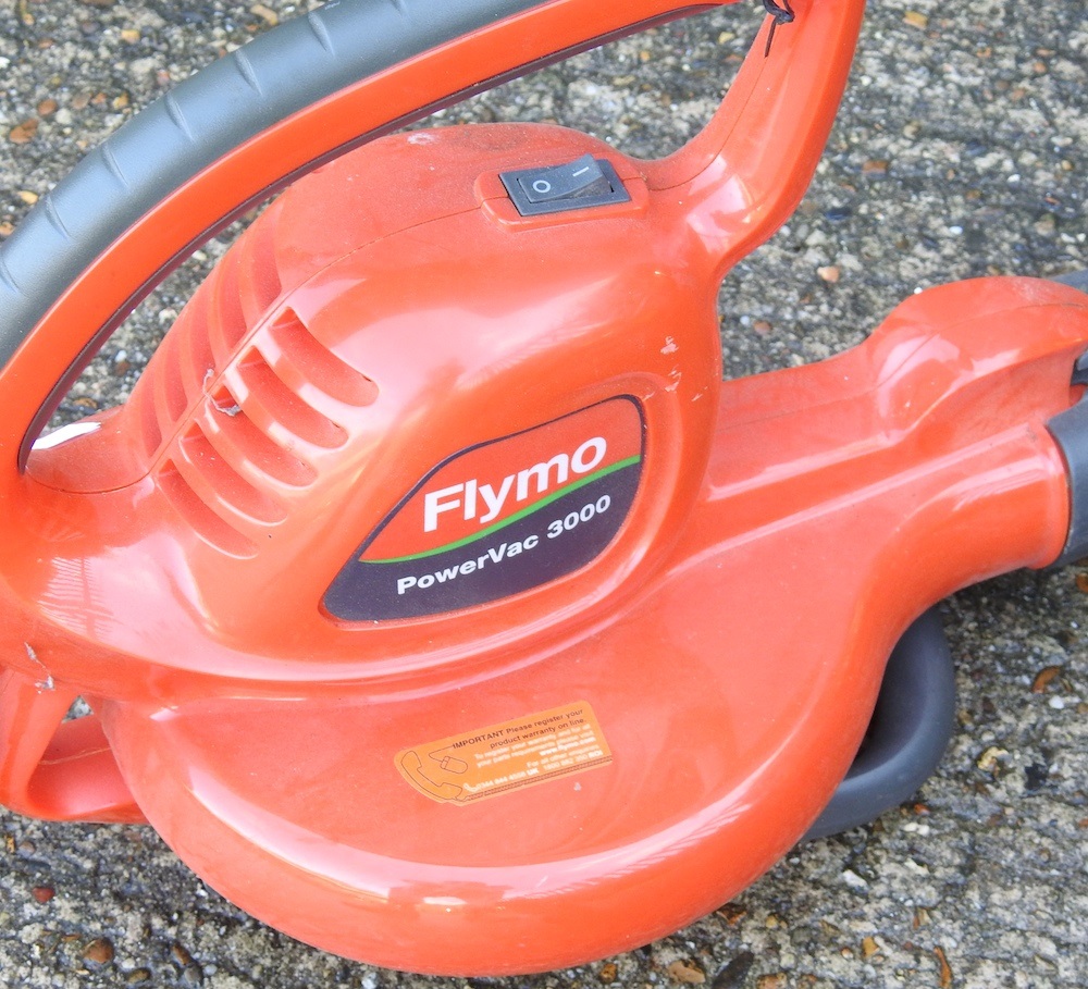 Lot 731 - A Flymo electric garden leaf blower/vacuum,