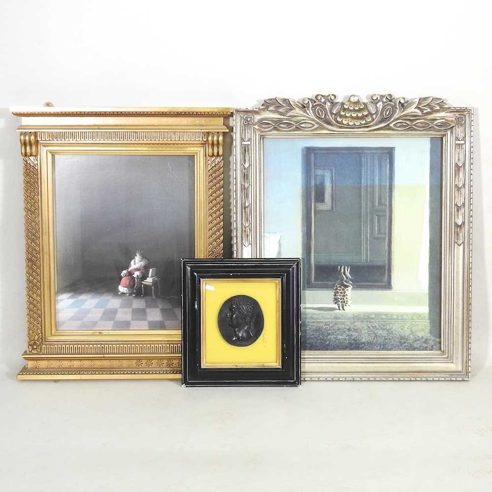 Lot 423 - Michael Sowa, b1945, Konig, print, 50 x 39cm,