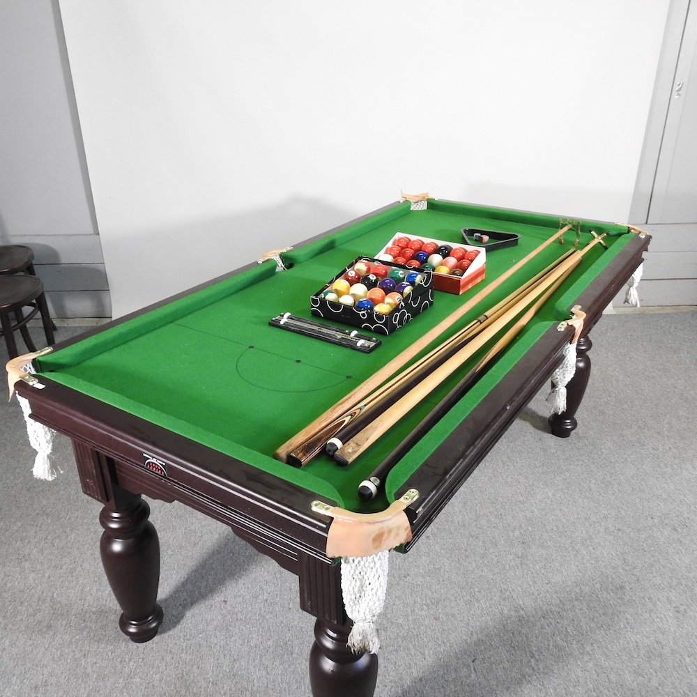 Lot 13 - A modern six foot BCE 2000 series snooker