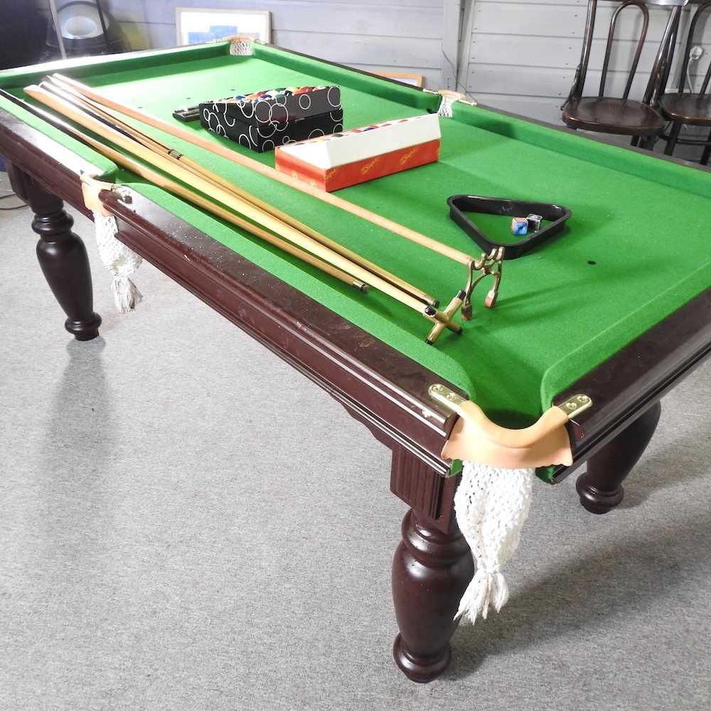 Lot 13 - A modern six foot BCE 2000 series snooker