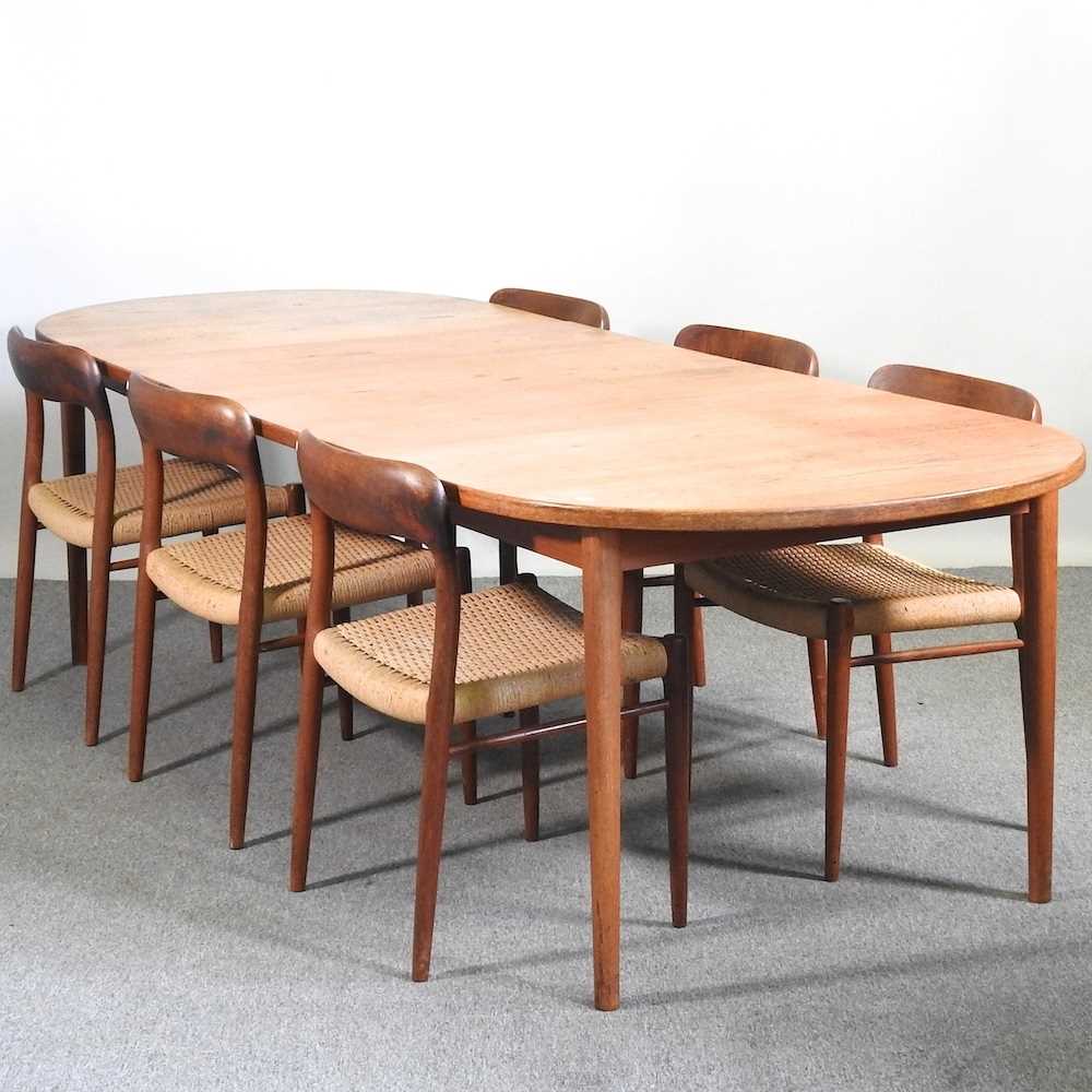 Lot 501 - A set of six 1960's Danish teak Model 75