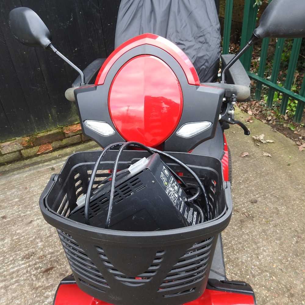 Lot 148 - A Drive Viper red mobility scooter, with