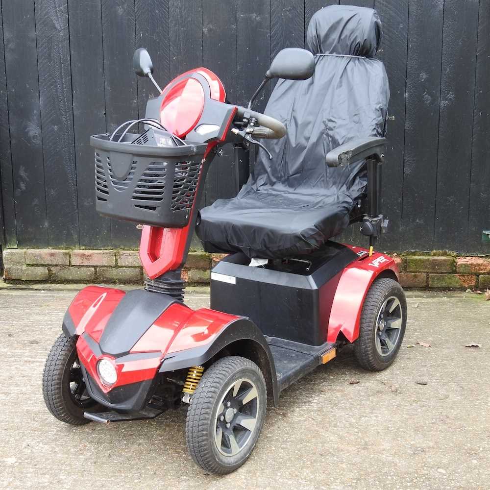 Lot 148 - A Drive Viper red mobility scooter, with