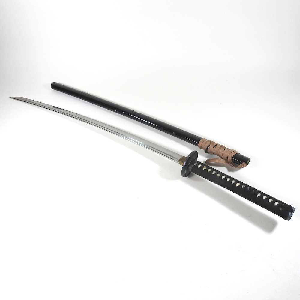 Lot 72 - A modern Japanese sword, with a curved blade