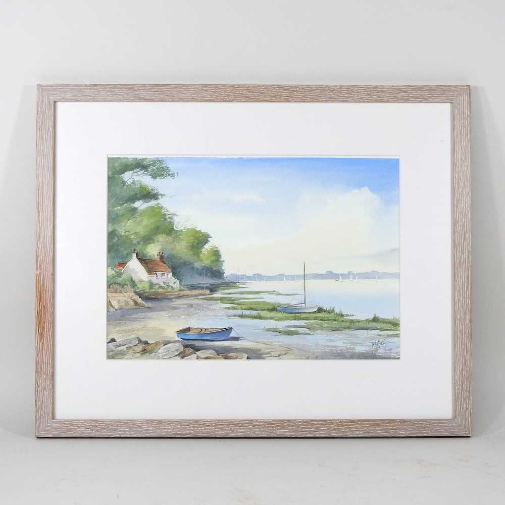 Lot 755 - Judy Mattin, contemporary, Pin Mill, Suffolk,