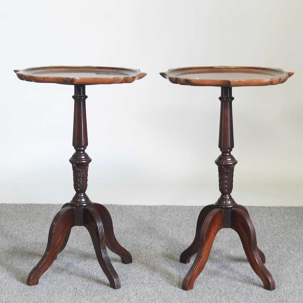 Lot 178 - A pair of reproduction occasional tables (2)