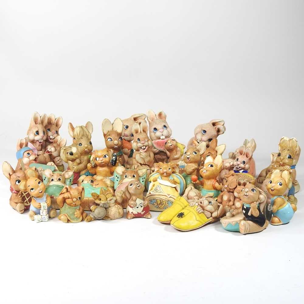 Lot 166 - A large collection of Pendelfin figures of