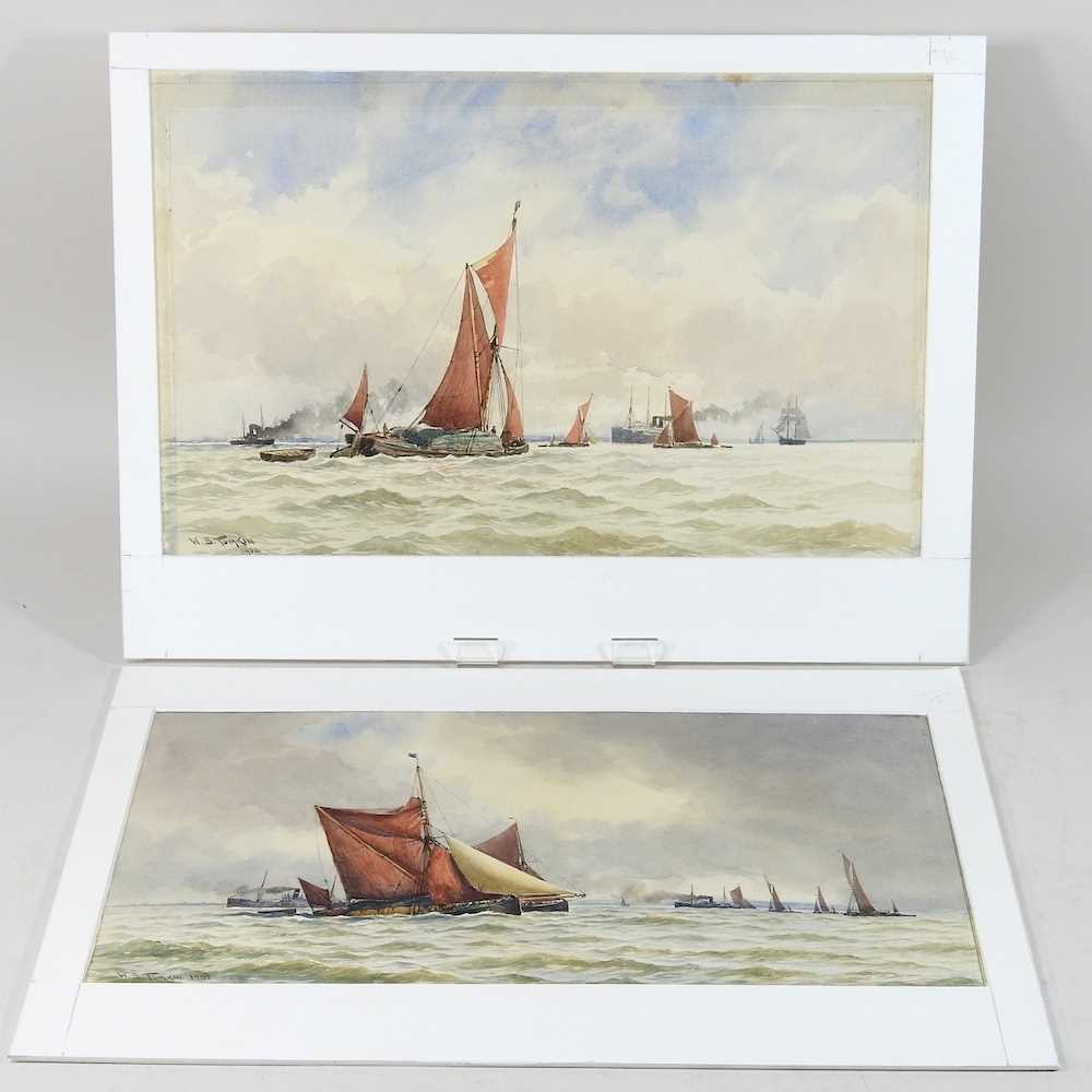 Lot 341 - William Stephen Tomkin, 1861-1940, coastal