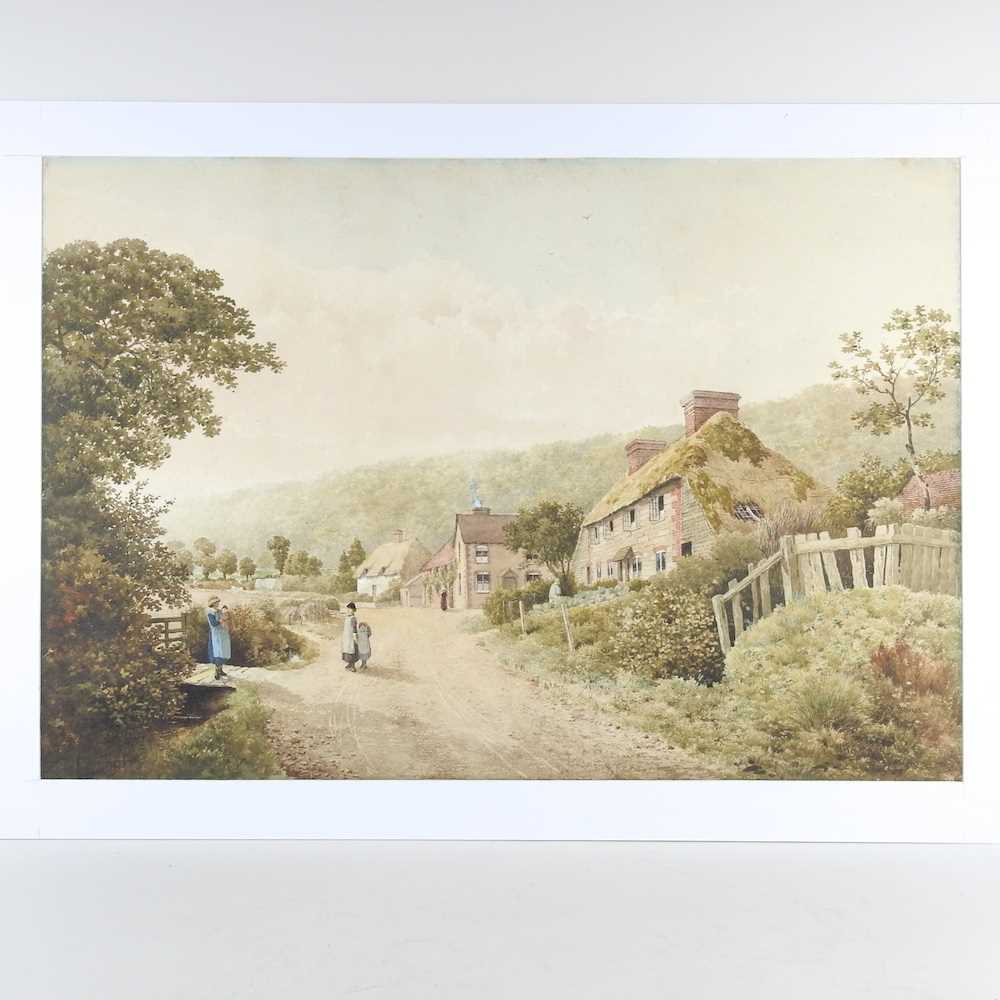 Lot 418 - Albert Edward Bowers, act 1875-1892, village