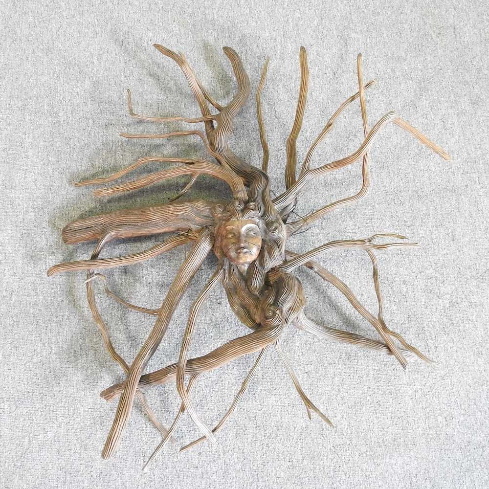 Lot 444 - An Eastern carved tree root sculpture,