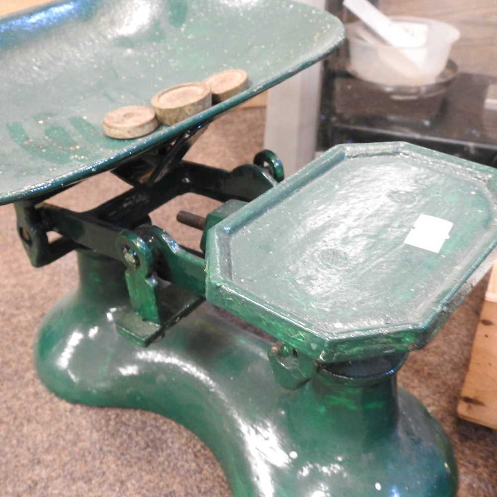 Lot 237 - A set of balance scales, by Griffin & George,