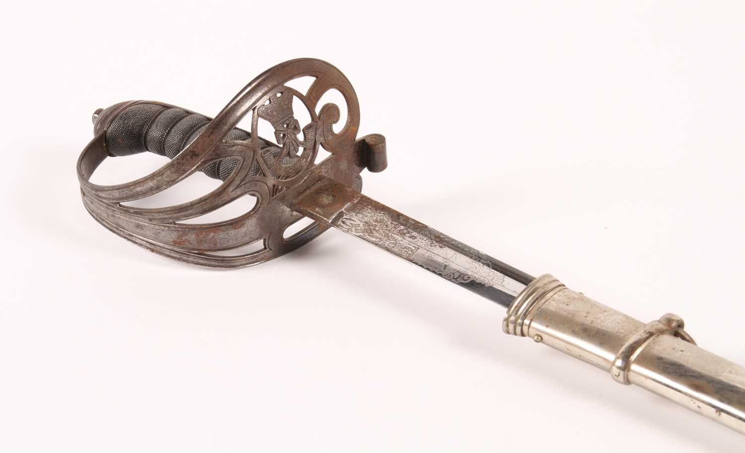 Lot 503 - A British 1827 pattern Rifle Officer's sword,
