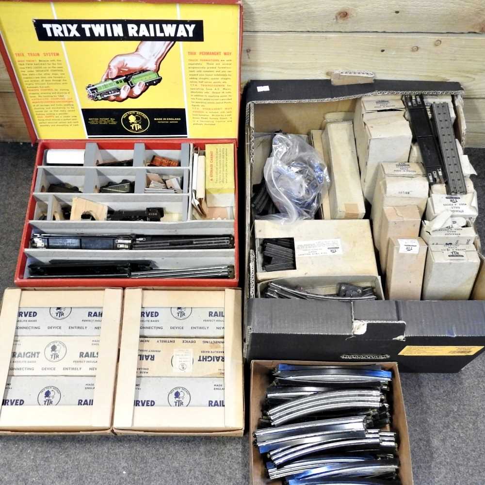 Lot 383 - A Trix twin railway toy trainset, boxed,