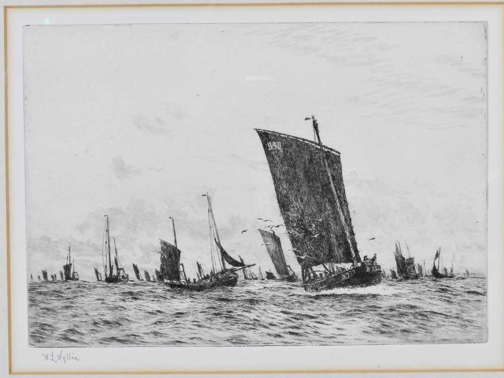 Lot 19 - William Lionel Wyllie, 1851-1931, Etaples