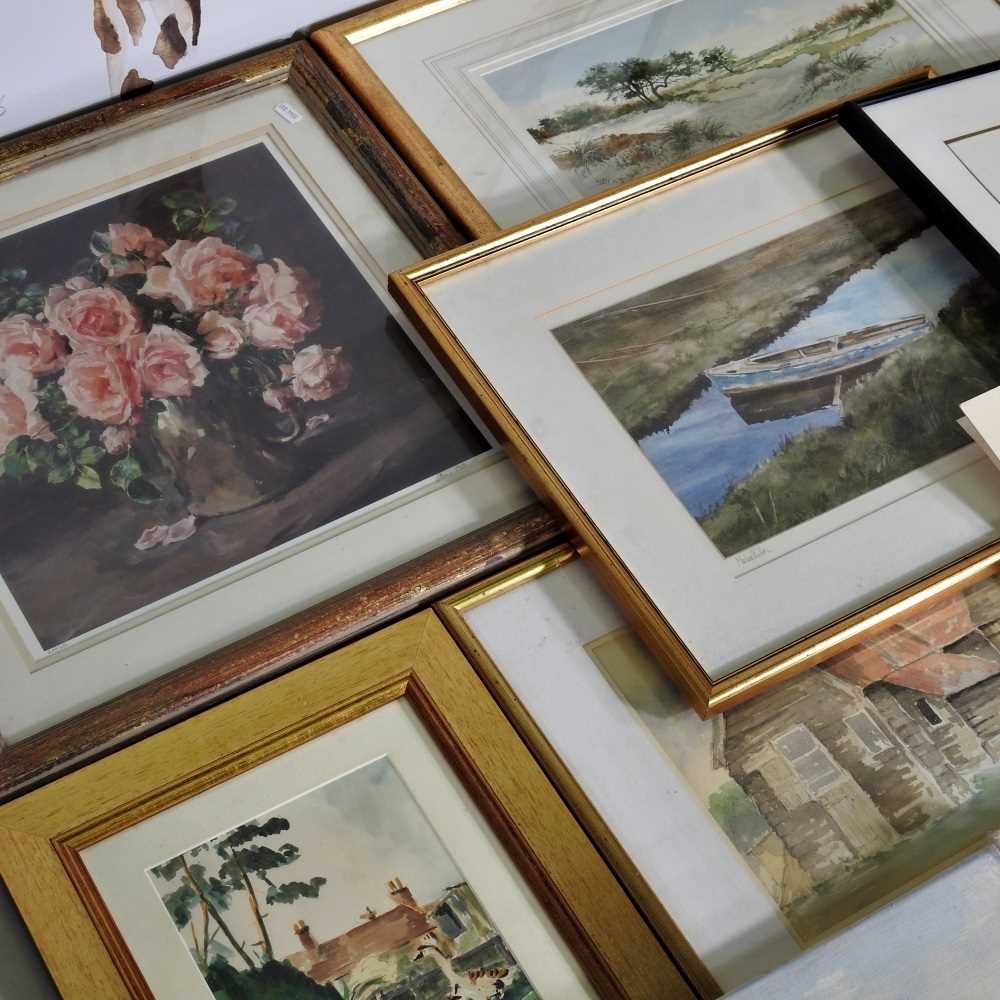 Lot 464 - Edward Vine, 20th century, beach scene,