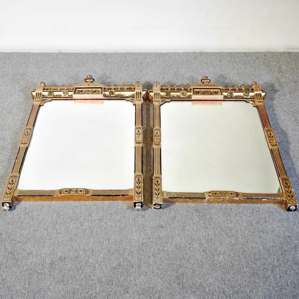 Lot 378 - A pair of Victorian Aesthetic period wall