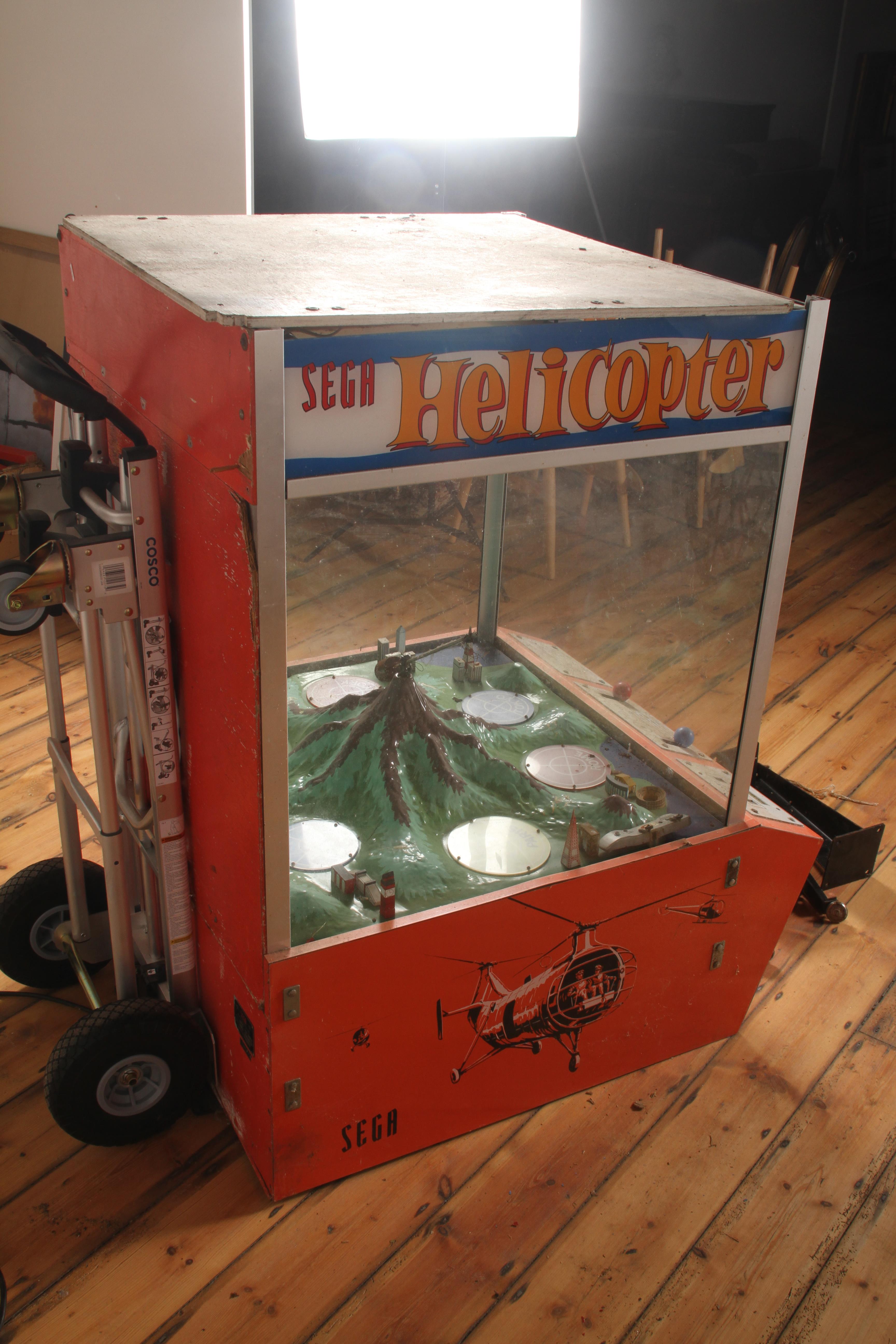 Lot 378 - A Sega Helicopter arcade game, circa 1970s,