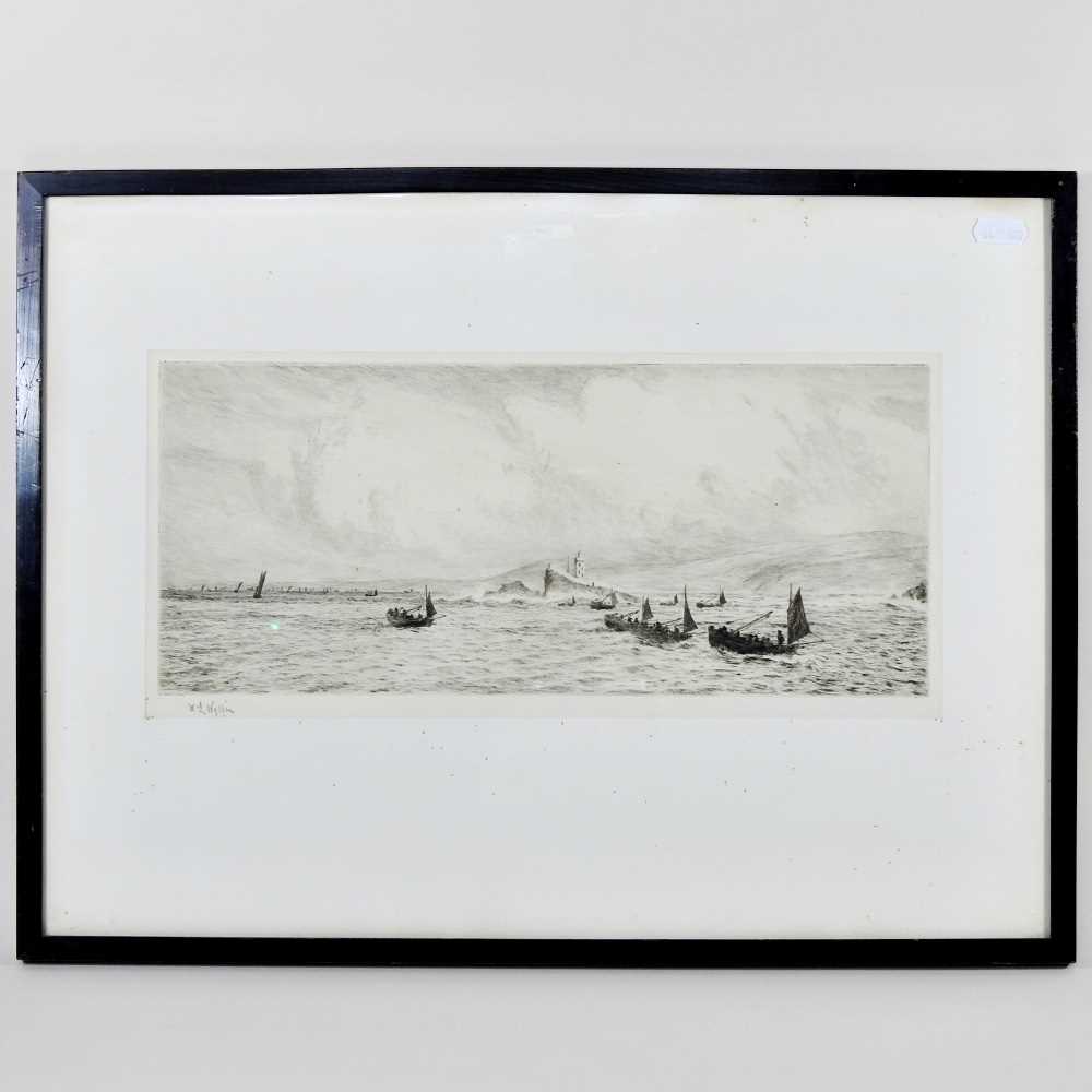 Lot 53 - William Lionel Wyllie, 1851-1931, coastal