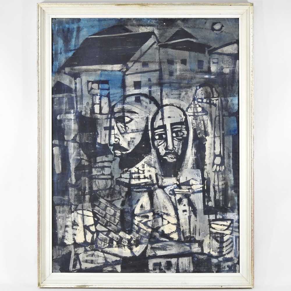 Lot 42 - Attributed to Badri Narayan, 1929-2013, two