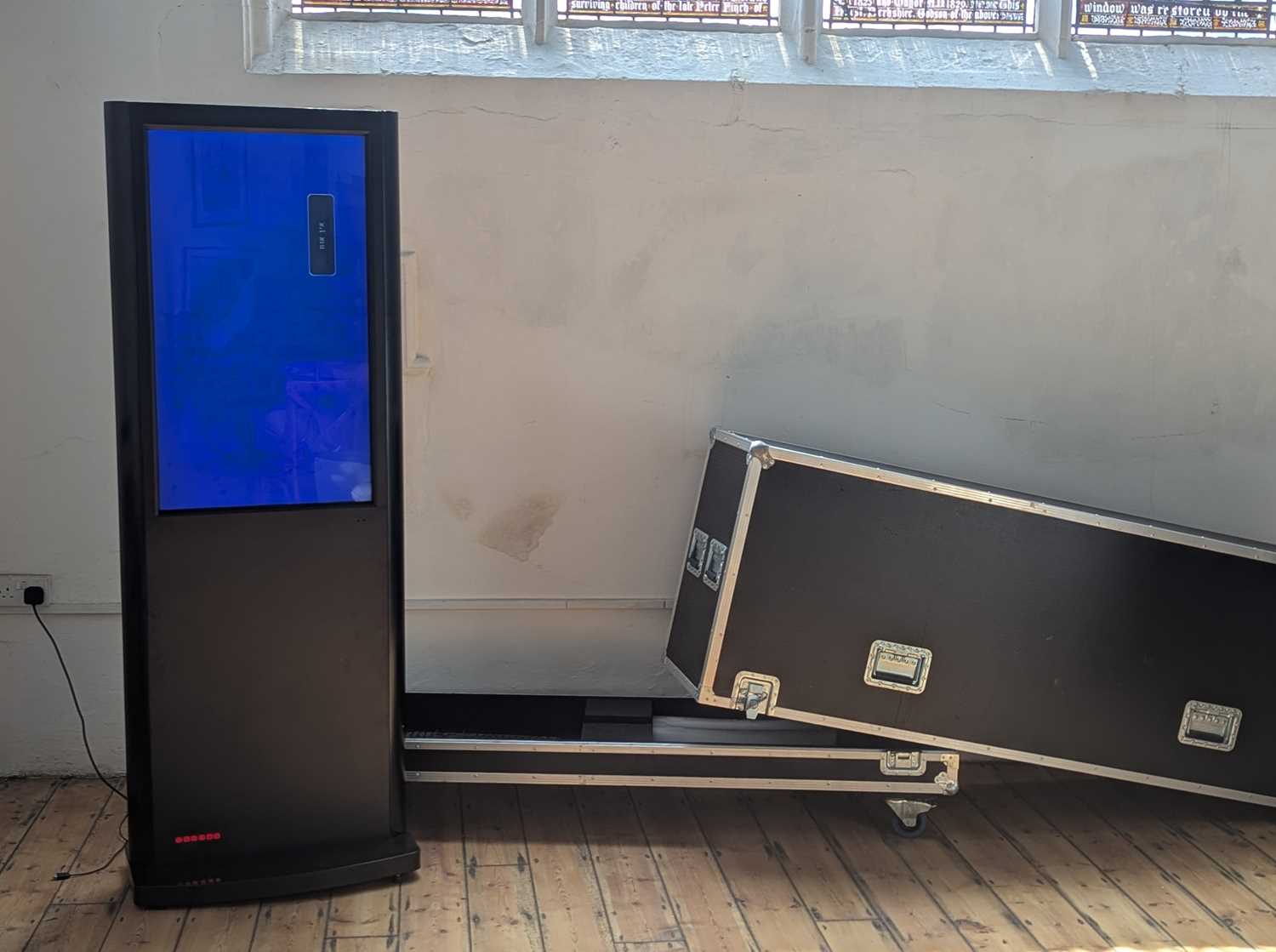 Lot 457 - An Elonex upright 42" digital display screen,