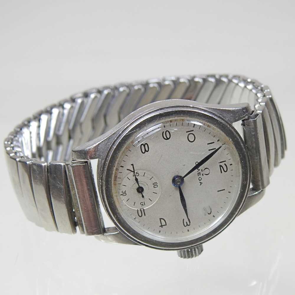 Lot 63 - A mid 20th century Omega steel cased